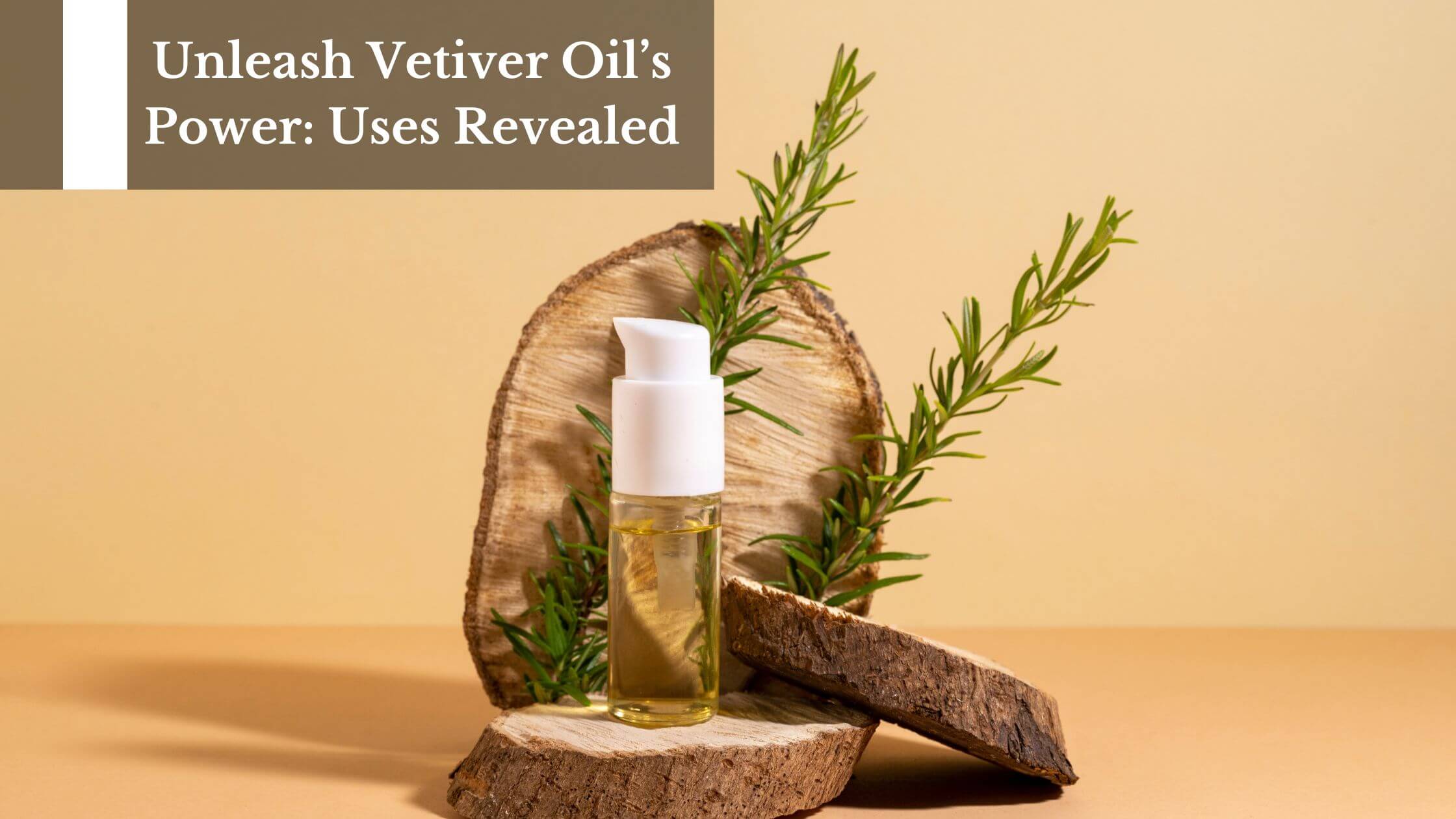 Unleash Vetiver Oil's Power: Uses Revealed